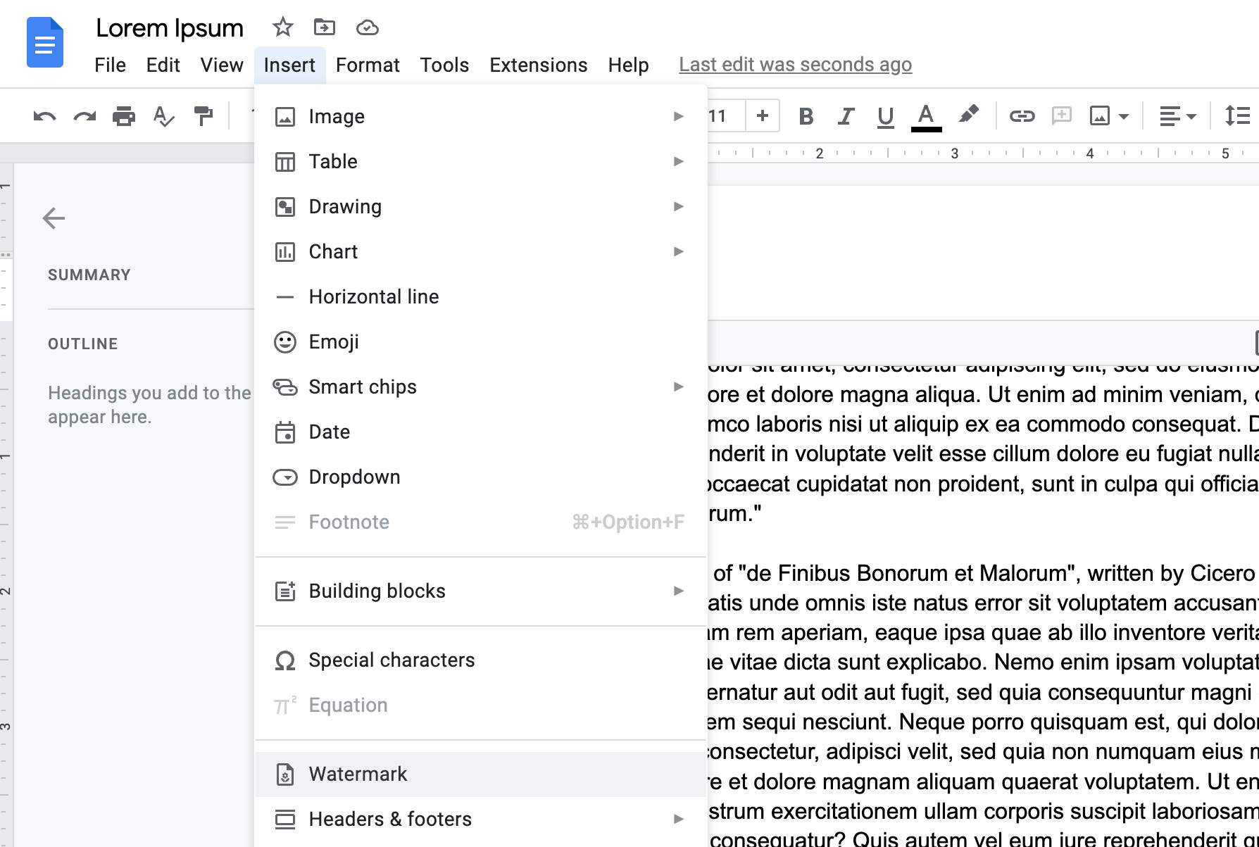 How To Add Watermark In Google Docs 2022 Hongkiat