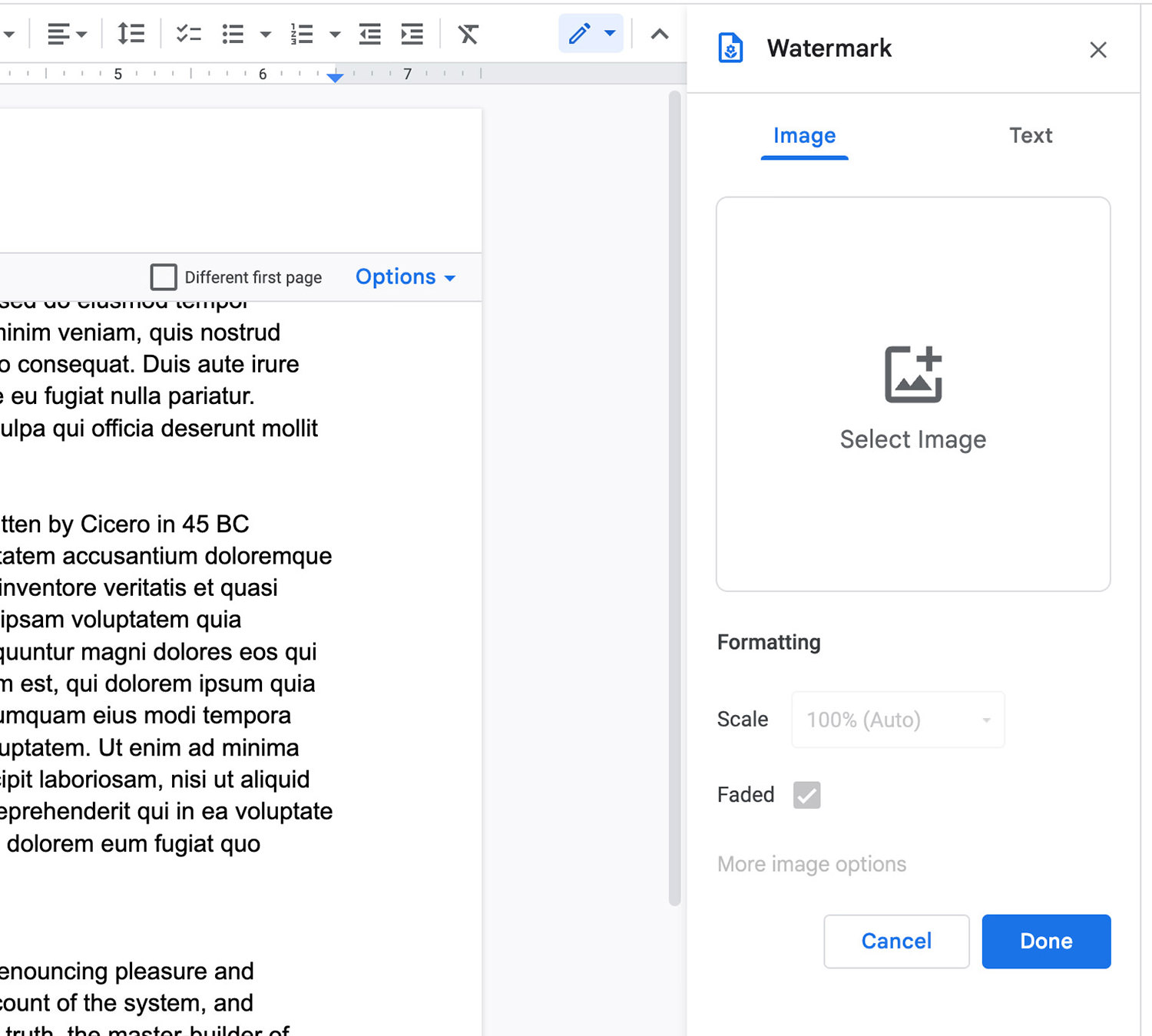 How To Add Watermark In Google Docs Hongkiat