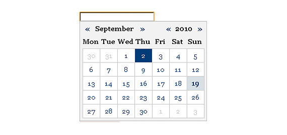 Useful Calendar & Date Picker Scripts For Web Developers - Hongkiat
