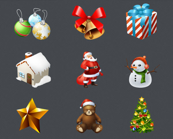 30+ Christmas-Related Icon Sets For Designers, Vol. 1 - Hongkiat