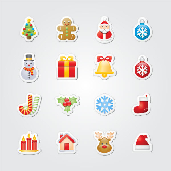 30+ Christmas-Related Icon Sets For Designers, Vol. 1 - Hongkiat