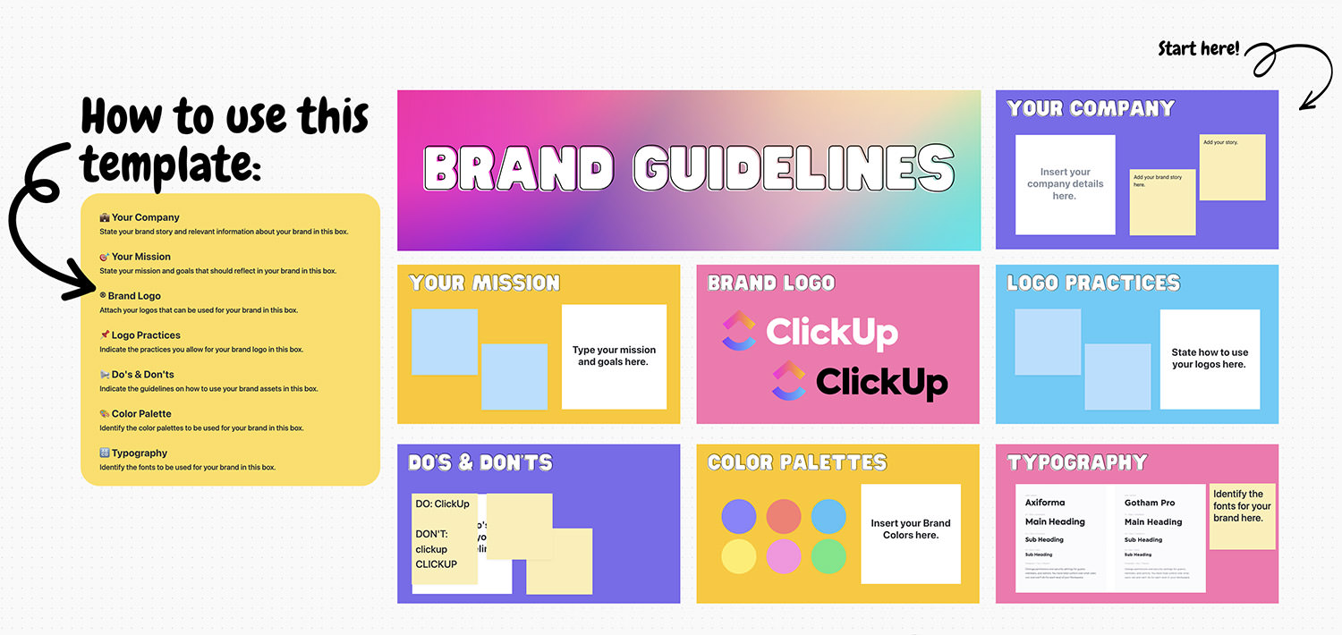 10 ClickUp Templates For Creative And Web Design Hongkiat
