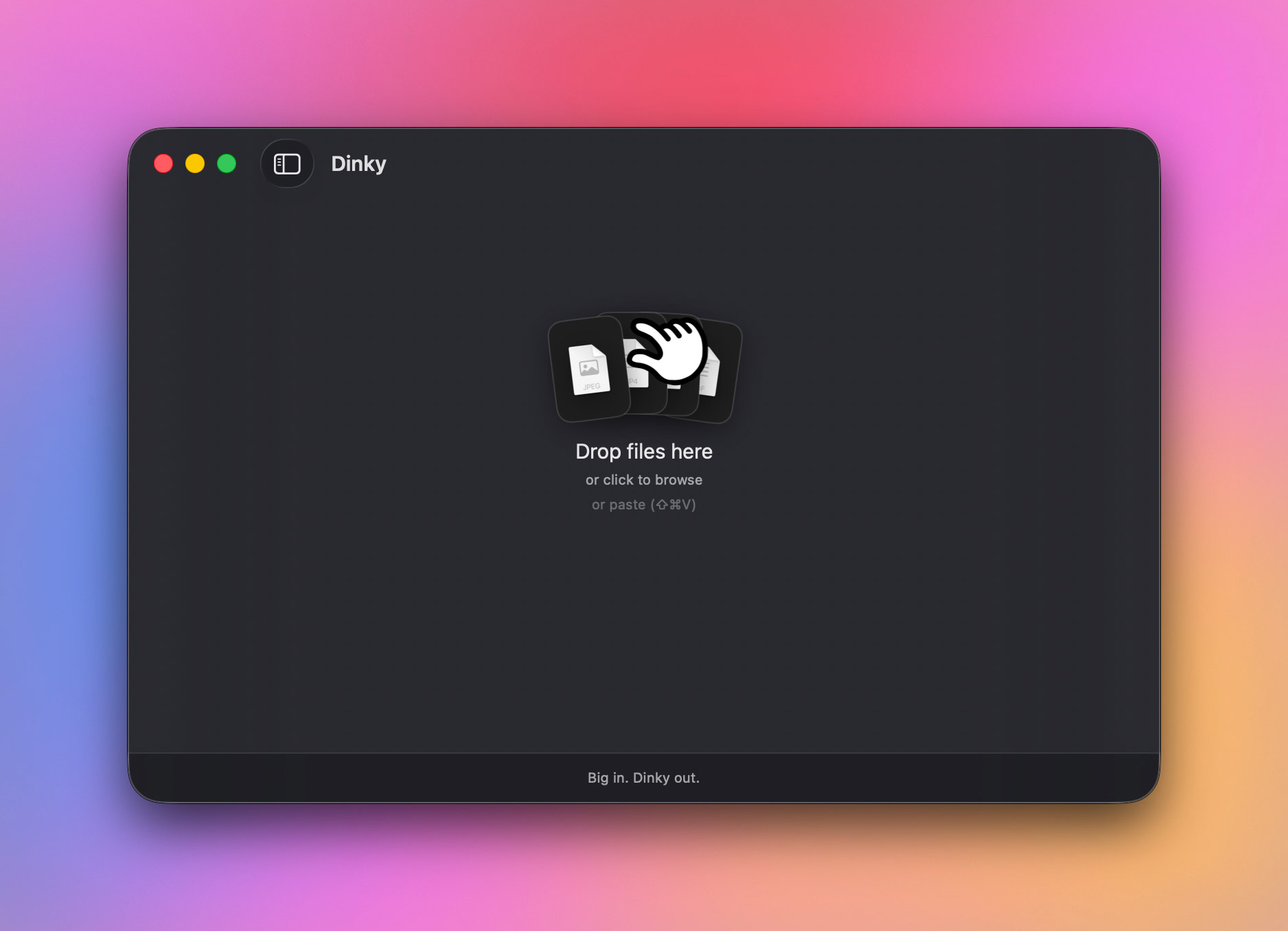 Compress Images, Videos, PDFs on Mac for Free with Dinky - Hongkiat