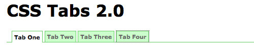 50+ Nice Clean CSS Tab-Based Navigation Scripts - Hongkiat