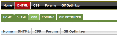 50+ Nice Clean CSS Tab-Based Navigation Scripts - Hongkiat