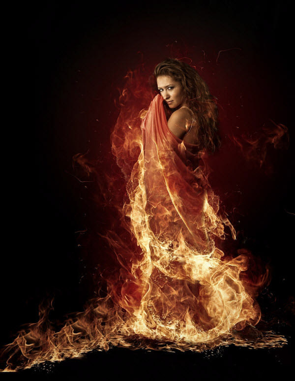30 Amazing Photo Manipulation of Fire and Flames - Hongkiat