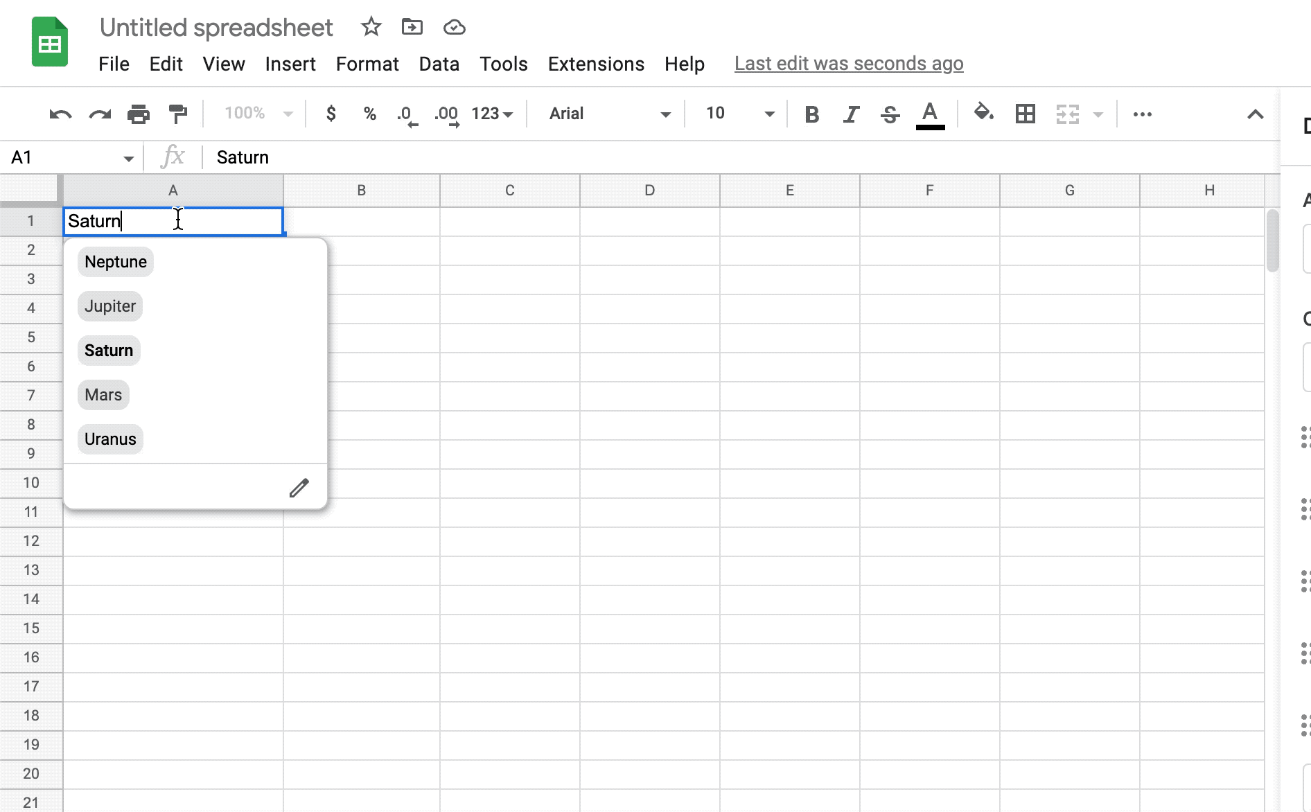 How To Create A Dropdown Menu In Google Sheets Hongkiat