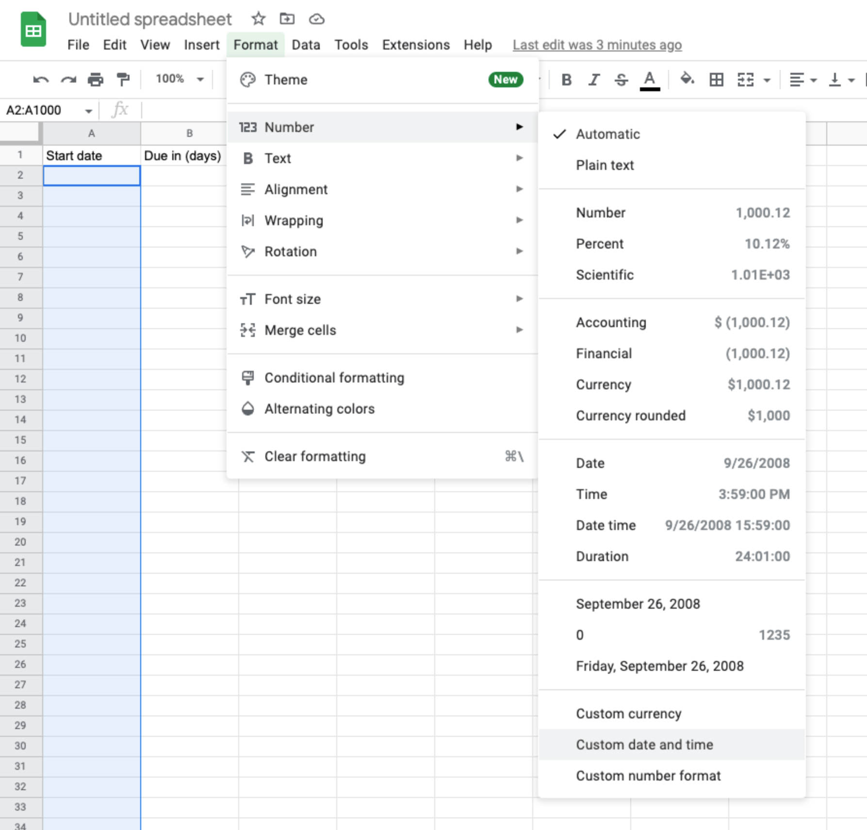 How To Calculate Due Dates With Google Sheets Hongkiat