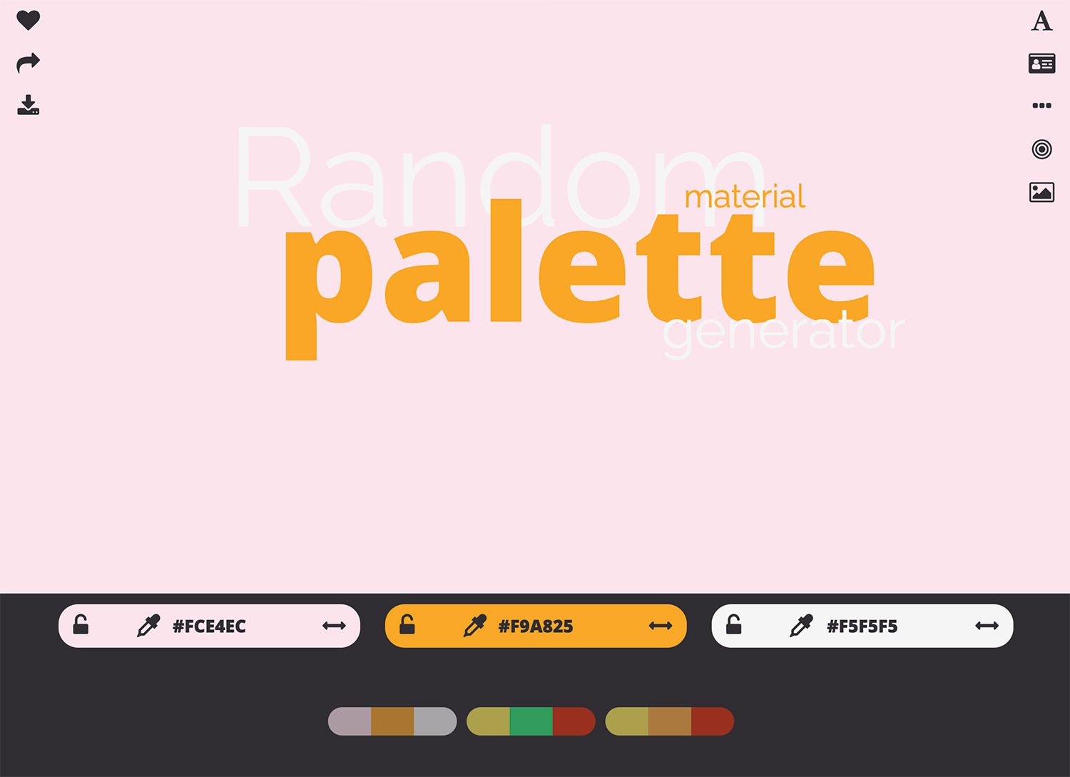 Easy to Use Random Color Generator For Material Design Hongkiat