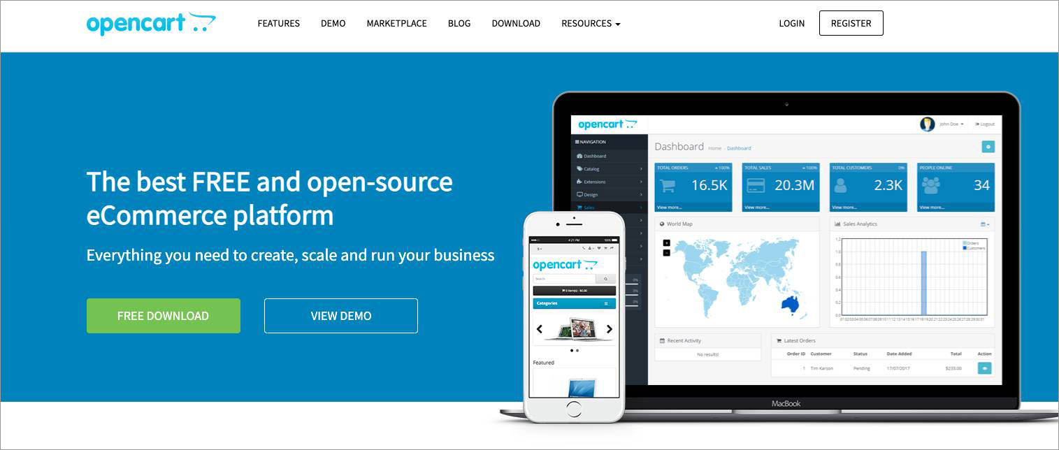 Top 10 Open source E Commerce Shopping Carts Hongkiat