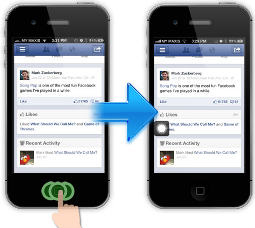 How to Quickly Turn iPhone AssistiveTouch Icon On/Off - Hongkiat