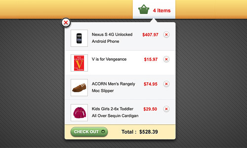 60 Shopping Cart UI For Your Inspiration - Hongkiat