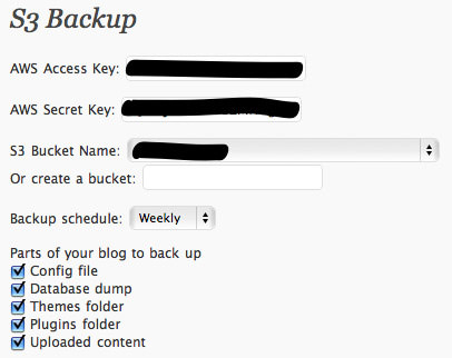 Wordpress Files and Database Backup Solutions - Best of